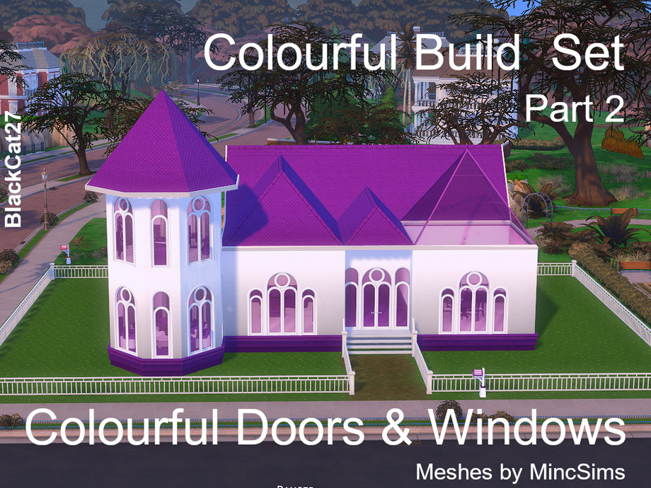 The Sims Resource | Colourful Build Set Part 2