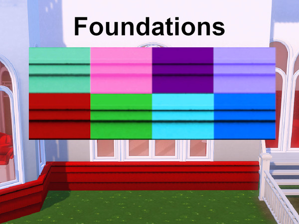 The Sims Resource | Colourful Foundation