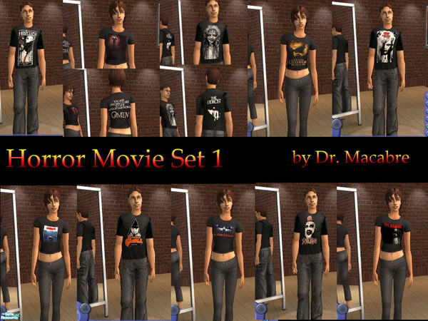 The Sims Resource | Horror Movie Set 1