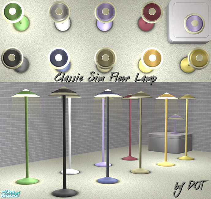 The Sims Resource - Classic Sim Floor Lamp