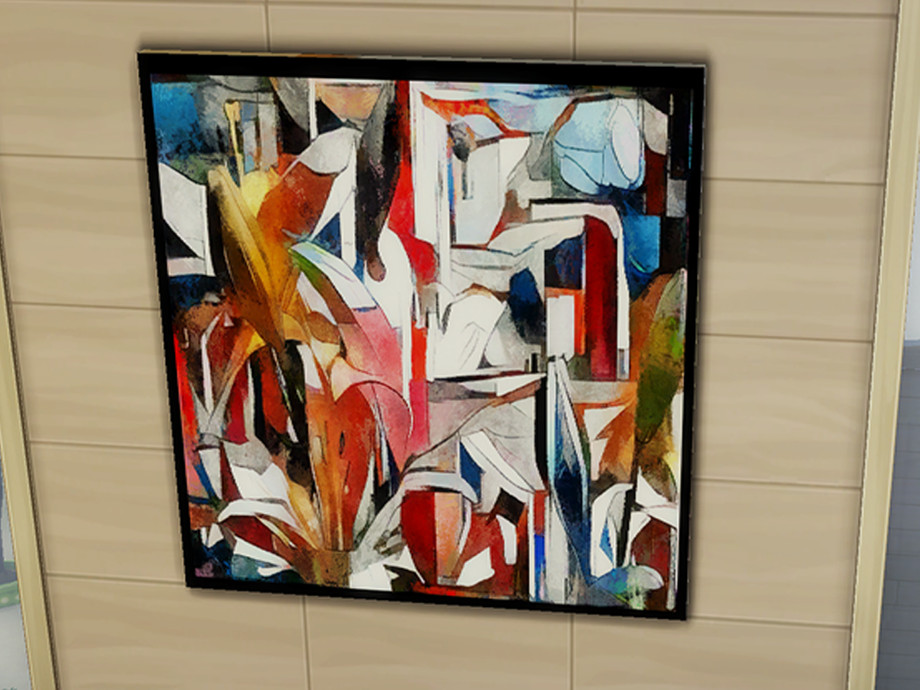 The Sims Resource | Abstract Art Paintings
