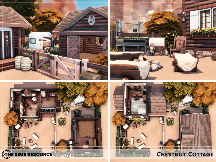 The Sims Resource | Chestnut Cottage