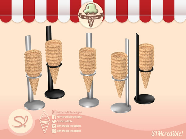 The Sims Resource - Gelatteria Icecream cones