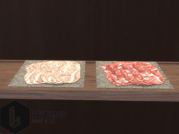 The Sims Resource | Meat slices - Hot pot set