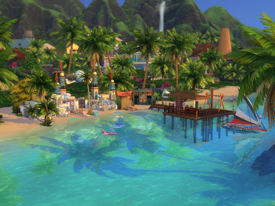 The Sims Resource | "Divya Dhama" beach