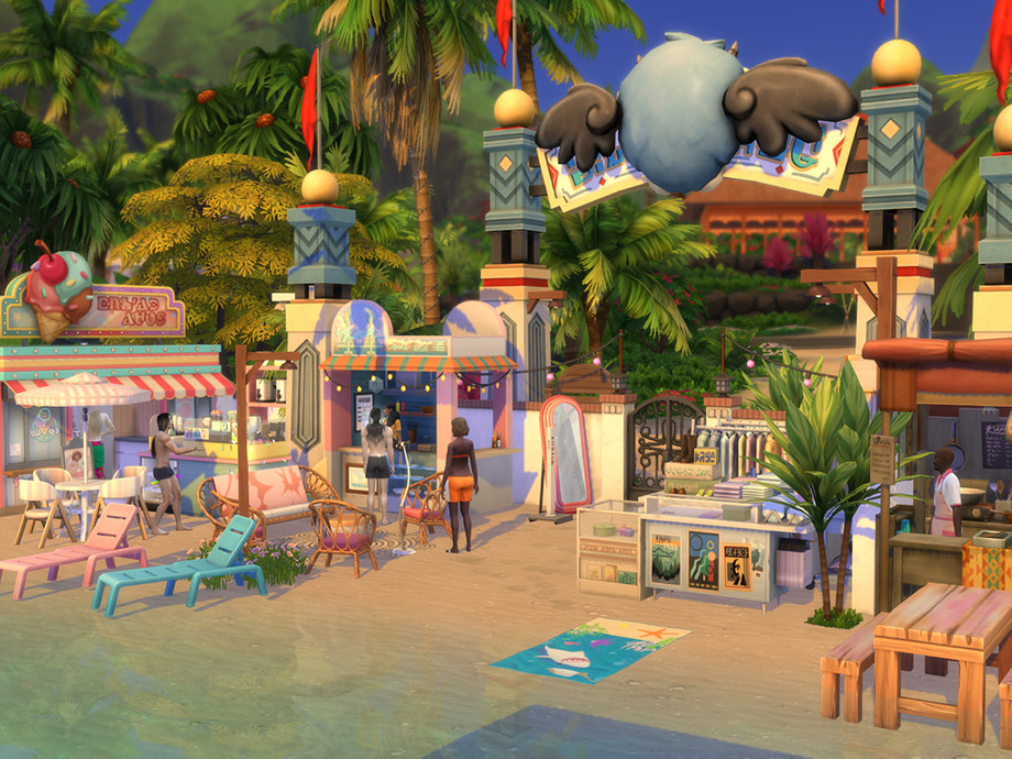 The Sims Resource | "Divya Dhama" beach
