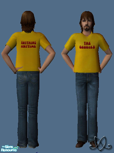 The Sims Resource | Goodies T-Shirt (Yellow)