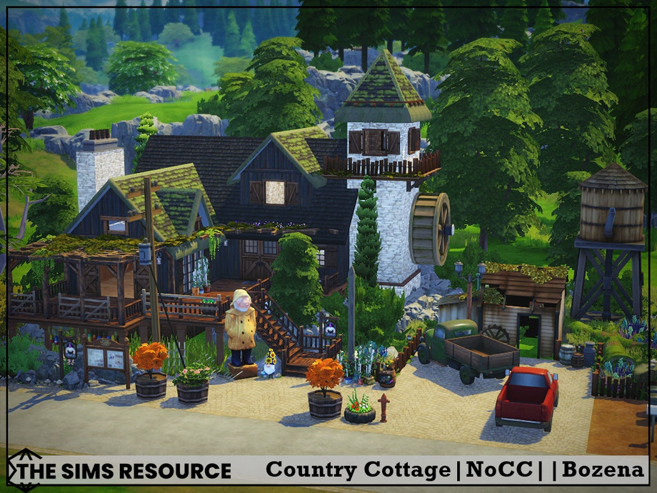 The Sims Resource | Country Cottage-Shell