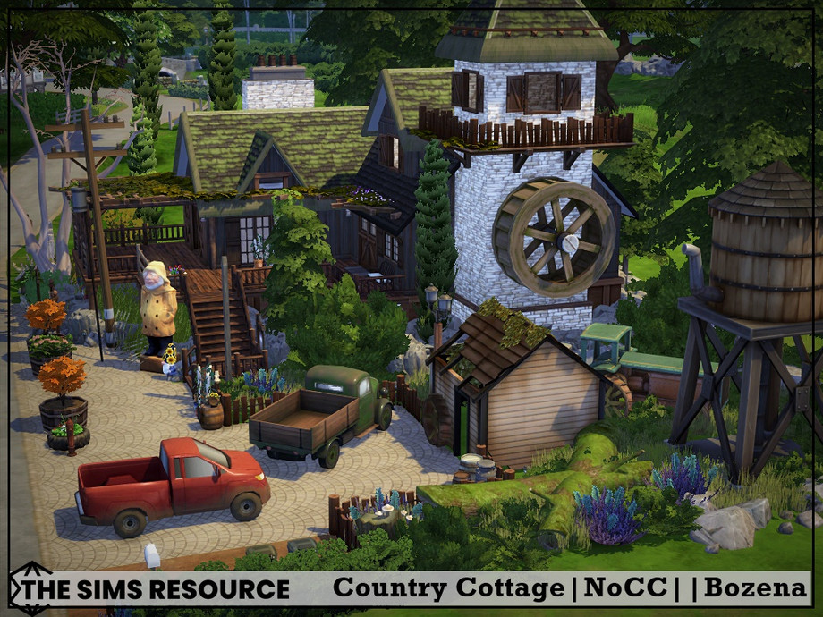 The Sims Resource | Country Cottage-Shell