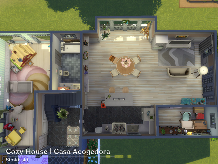 The Sims Resource | Cozy House - Casa Acogedora