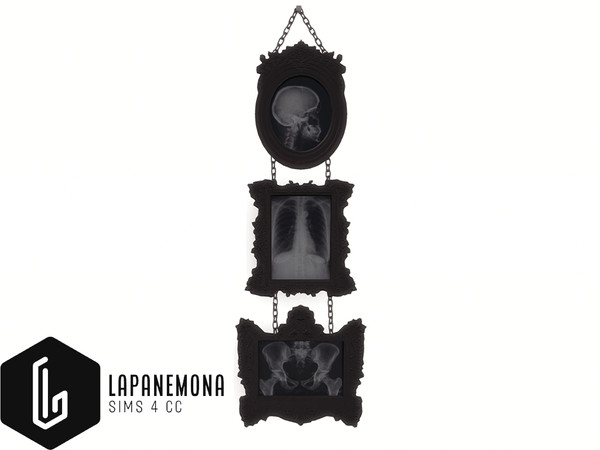 The Sims Resource | Human X-ray wall decor - Very goth set