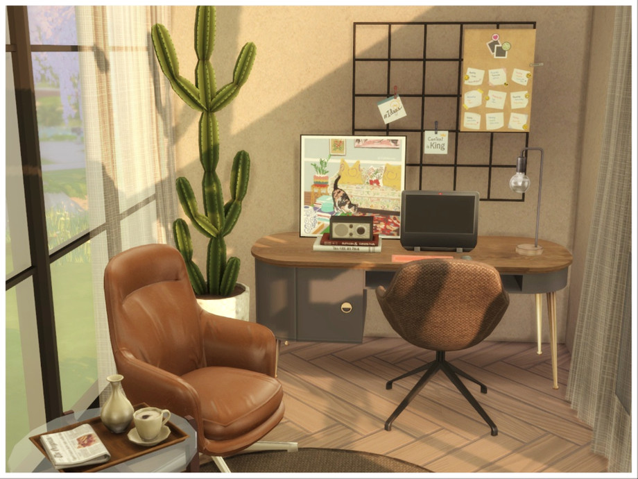 The Sims Resource | Woody Office