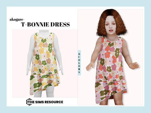 The Sims Resource | T-Bonnie Dress