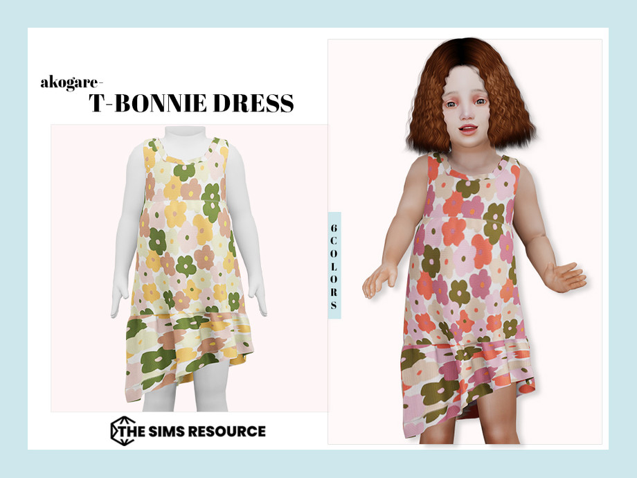 The Sims Resource | T-Bonnie Dress