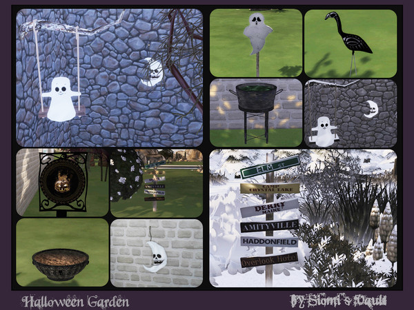 The Sims Resource | Halloween Garden - Modern Cauldron