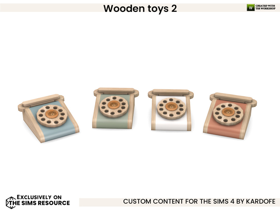 The Sims Resource | Wooden toys 2