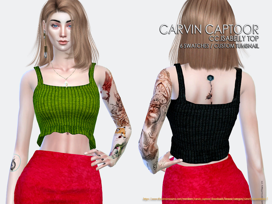 The Sims Resource | CC.Isabelly Top