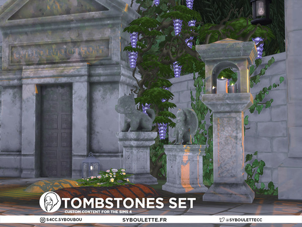 The Sims Resource | Tombstones - Celtic tomb | grave urn tomb death