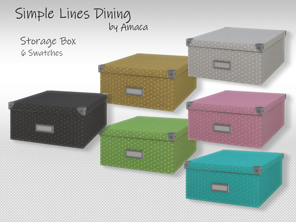 The Sims Resource | Simple Lines Dining - Storage box