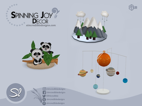 The Sims Resource | Spinning Joy Table decor - Panda