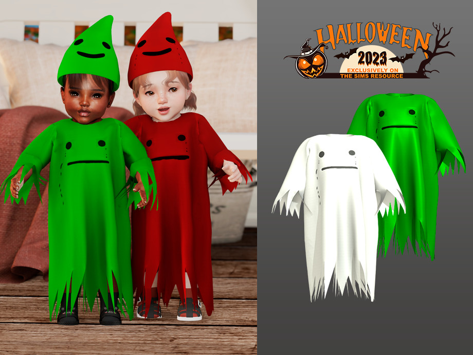 The Sims Resource - Cute Ghost Outfit (Baby)