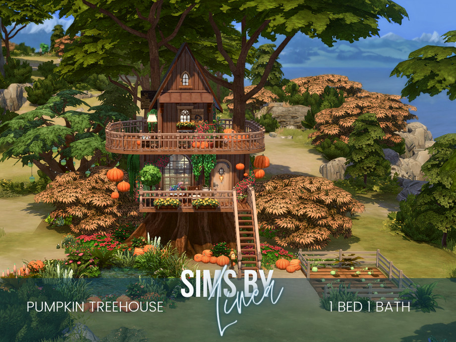 The Sims Resource | Pumpkin Treehouse