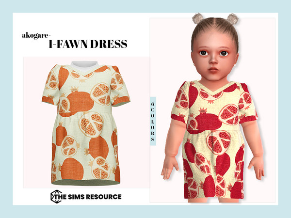 The Sims Resource | I-Fawn Dress