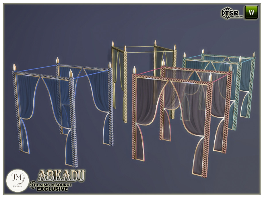 The Sims Resource | Abkadu bedroom canopy