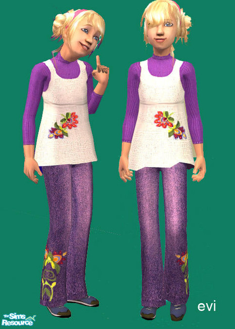 The Sims Resource - evi on windkeeper's mesh - 1