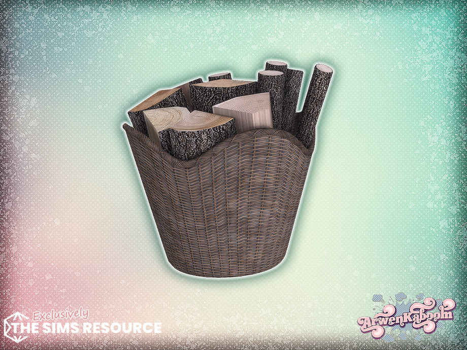 The Sims Resource | Havenight - Firewood Basket