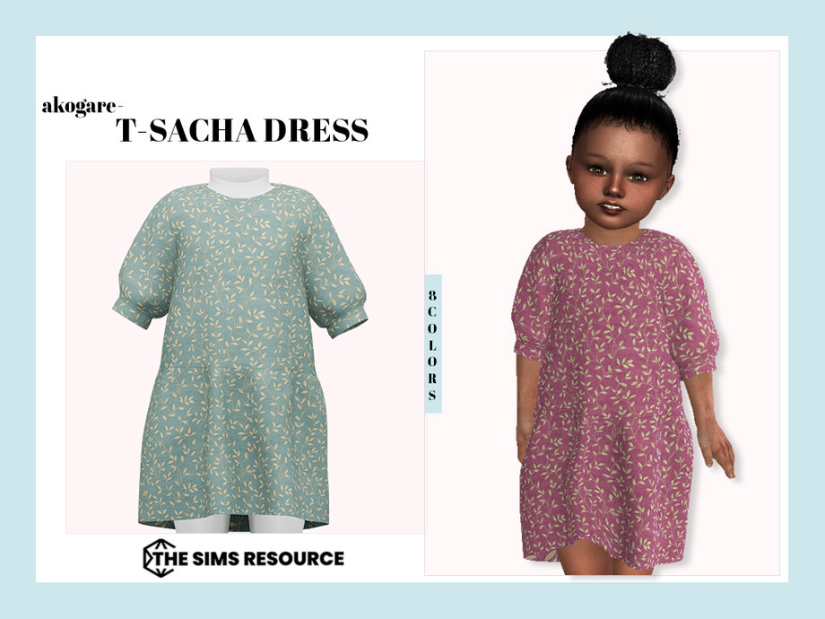 The Sims Resource | T-Sacha Dress