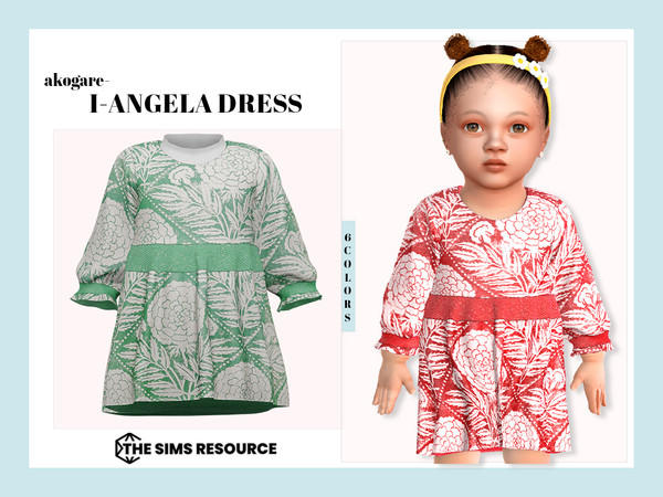 The Sims Resource | I-Angela Dress