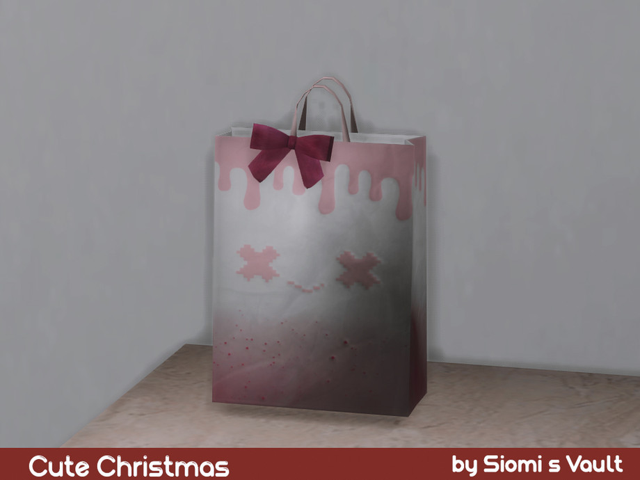 The Sims Resource | Cute Christmas - Paper Bag #02
