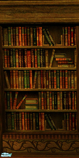 The Sims Resource | American McGee\'s Alice - Skool Bookcase Wall