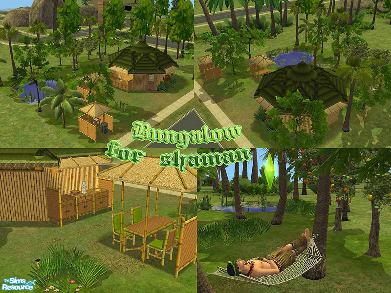 The Sims Resource | Bungalow for shaman