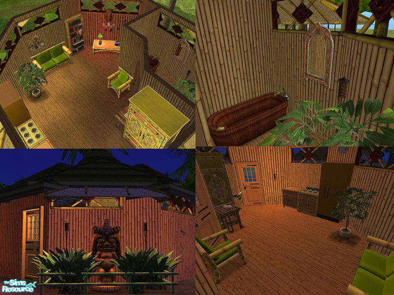 The Sims Resource | Bungalow for shaman
