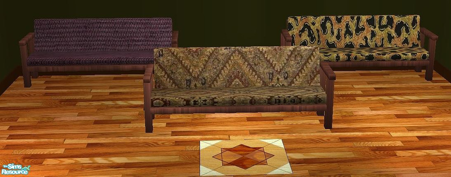 The Sims Resource - Small Set of Futon recolors
