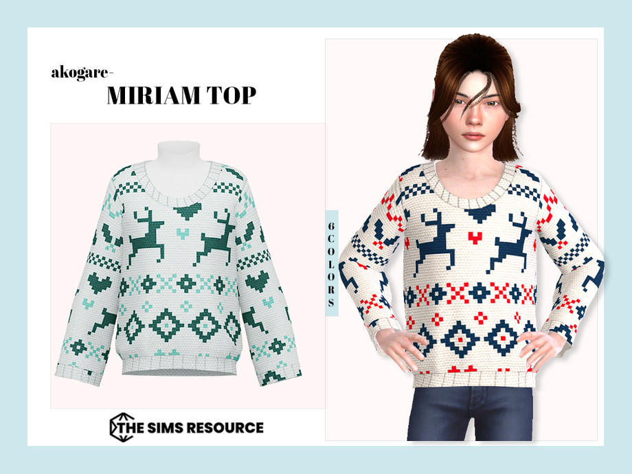 The Sims Resource | Miriam Top