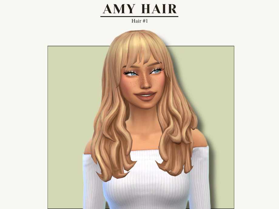 The Sims Resource | Amy Hair