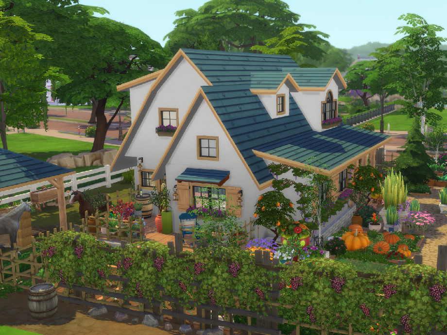 The Sims Resource | VEGETABLE GARDEN COTTAGE