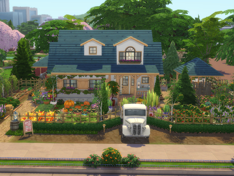 The Sims Resource | VEGETABLE GARDEN COTTAGE