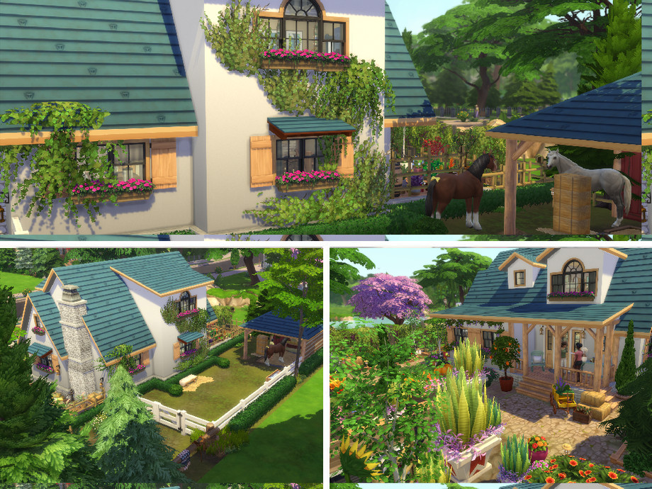 The Sims Resource | VEGETABLE GARDEN COTTAGE