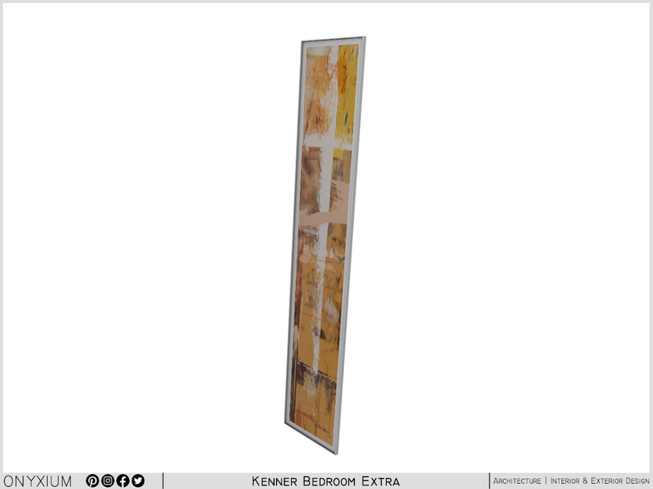 The Sims Resource | Kenner Painting Frame Tall