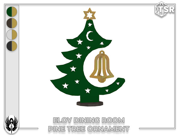 The Sims Resource | Nemesis_im - Eloy Dining Room Acc. Pine Tree Ornament