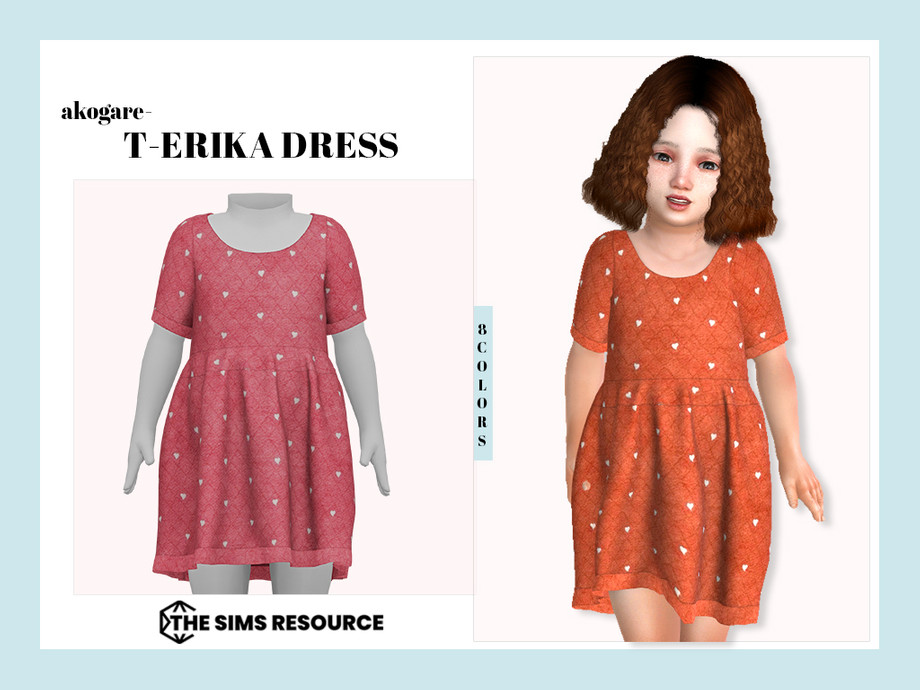 The Sims Resource | T-Erika Dress