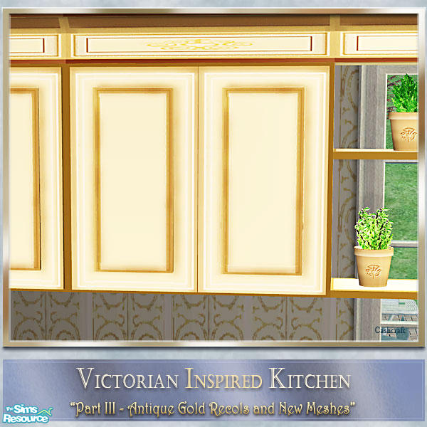 The Sims Resource - Victorian Kitchen III - Cabinet 05
