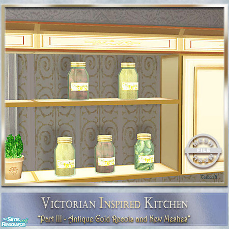 The Sims Resource | Victorian Kitchen III -Canned Goods