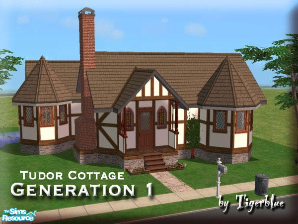 The Sims Resource | Tudor Starter Cottage (Generation 1)
