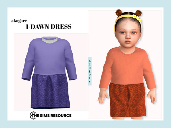The Sims Resource - I-Dawn Dress
