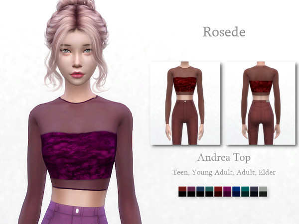 The Sims Resource | Andrea Top